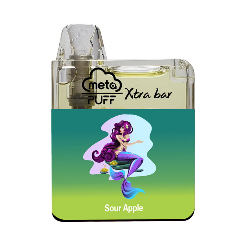 Box Shape Refillable Vape Bar With Mesh Coil And Big Empty Tank