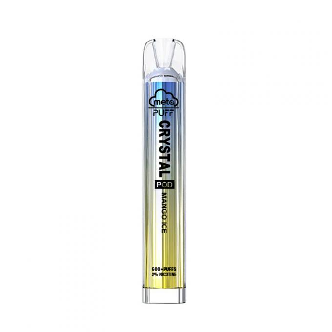 10 Flavors 2ml CE TPD Certificates Disposable Vape Pod 600 Puffs